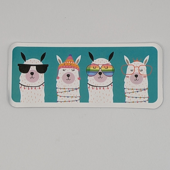 Source Unknown | Design | Llama Sticker | Poshmark